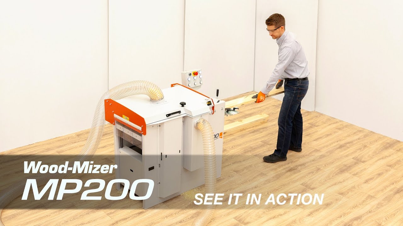 MP200 Two-Sided Planer/Moulder in Action | Wood-Mizer - YouTube