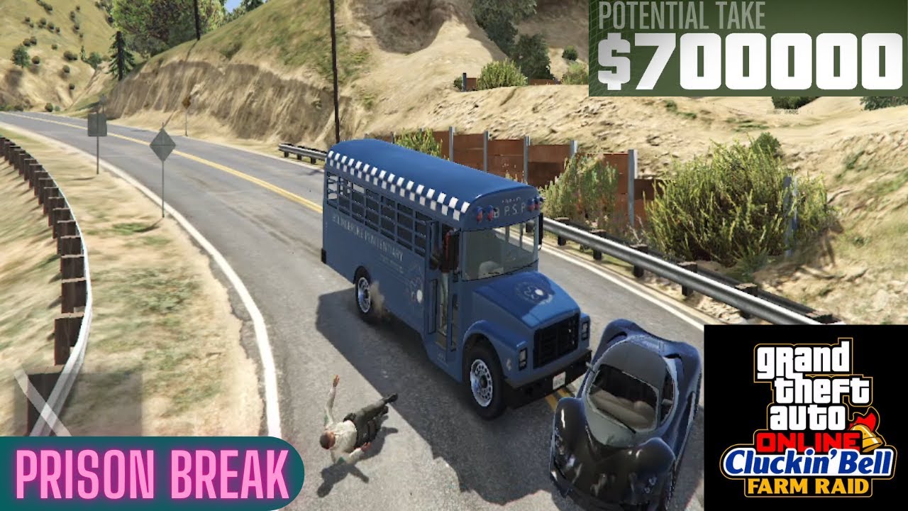 Gameplay In GTA Online Heists || The Prison Break#gta5 - YouTube