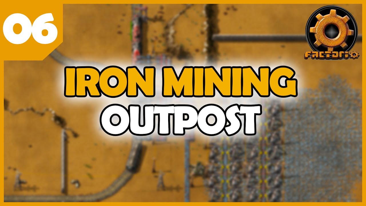 First resource, iron ore SECURED - Factorio EP06 - YouTube
