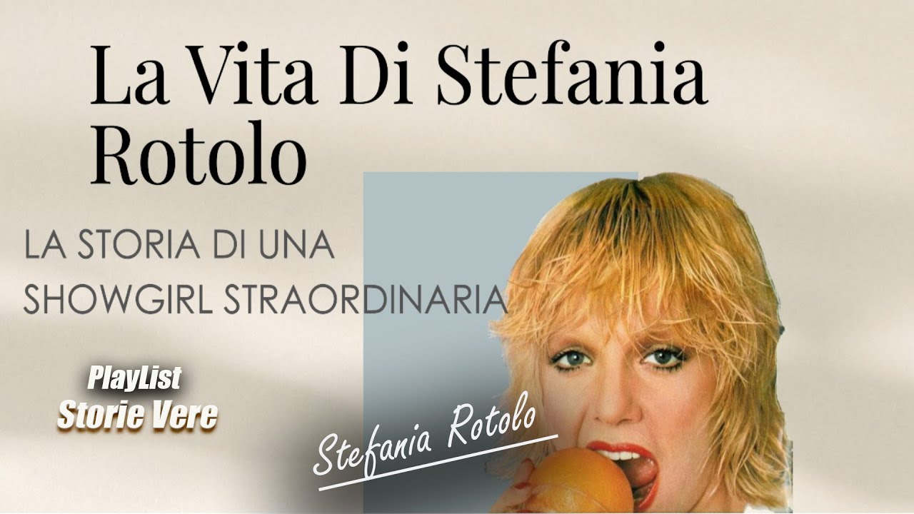 "Stefania Rotolo: La Vita di una Showgirl Straordinaria" # ...