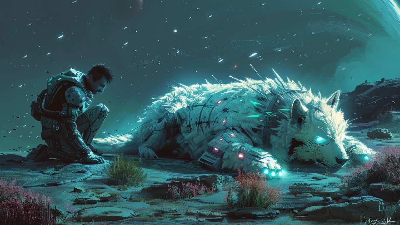 The Wounded and Heartbroken Alien Wolf After Losing His Female in ...