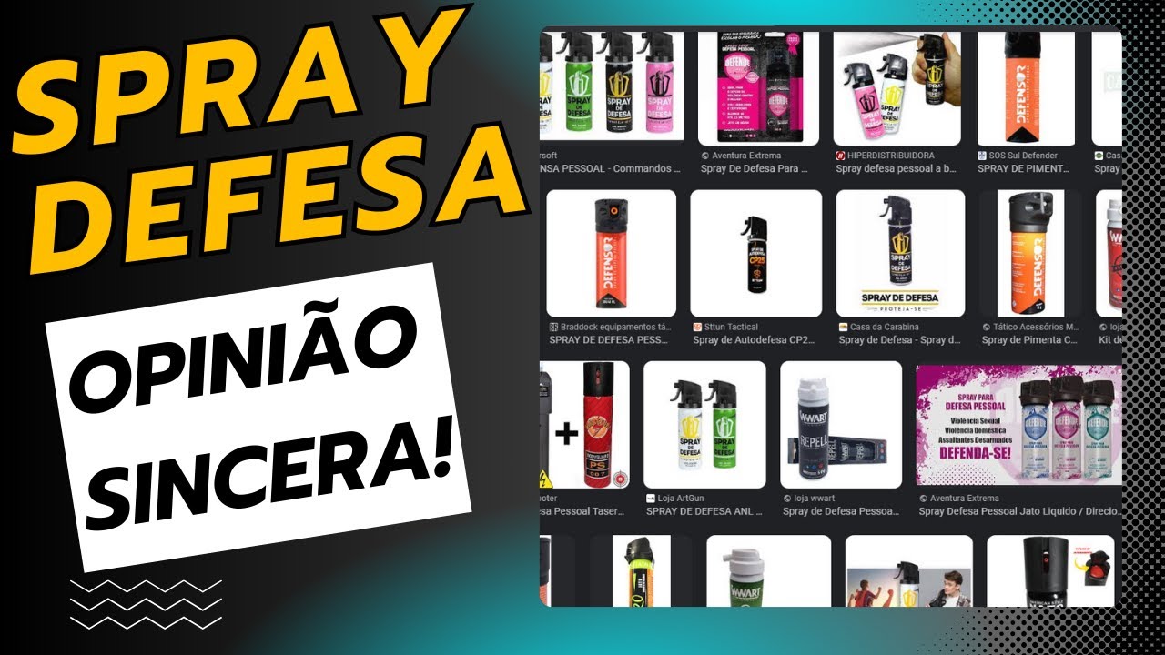 SAIBA TUDO SOBRE SPRAY PARA DEFESA! OPINIÃO SINCERA! - YouTube