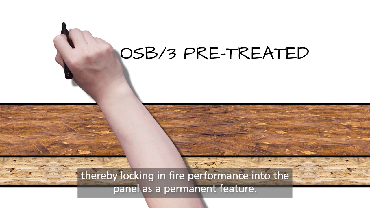 Flame retardant OSB explained: SMARTPLY MAX FR B - YouTube