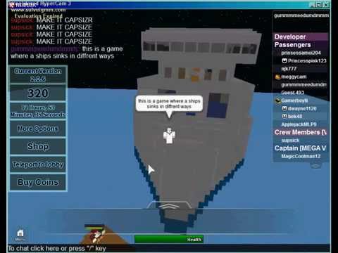 sinking ship game - YouTube