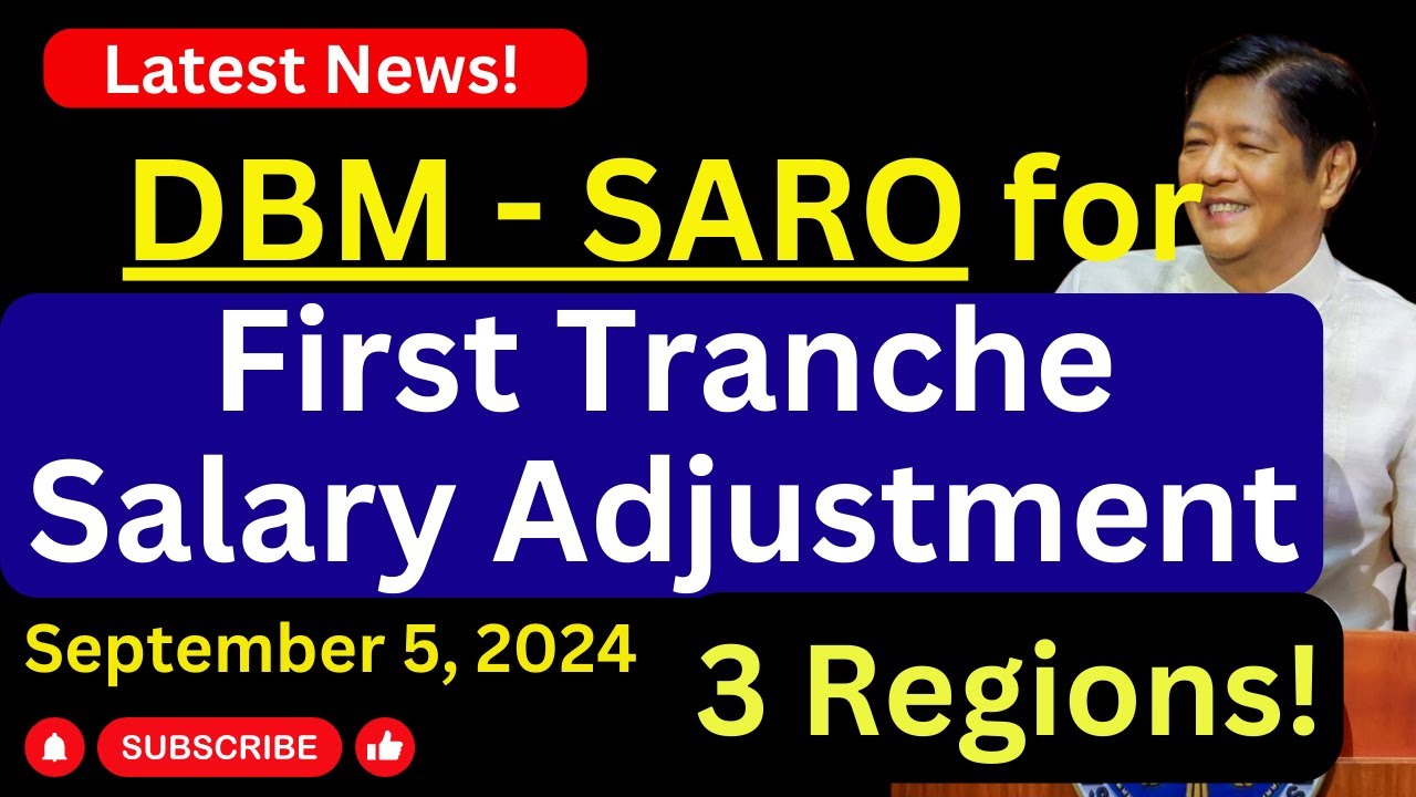 DBM SARO for First Tranche Salary Increase | 3 Regions - YouTube