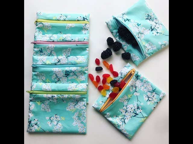 Reusable Snack Bag Sewing Pattern