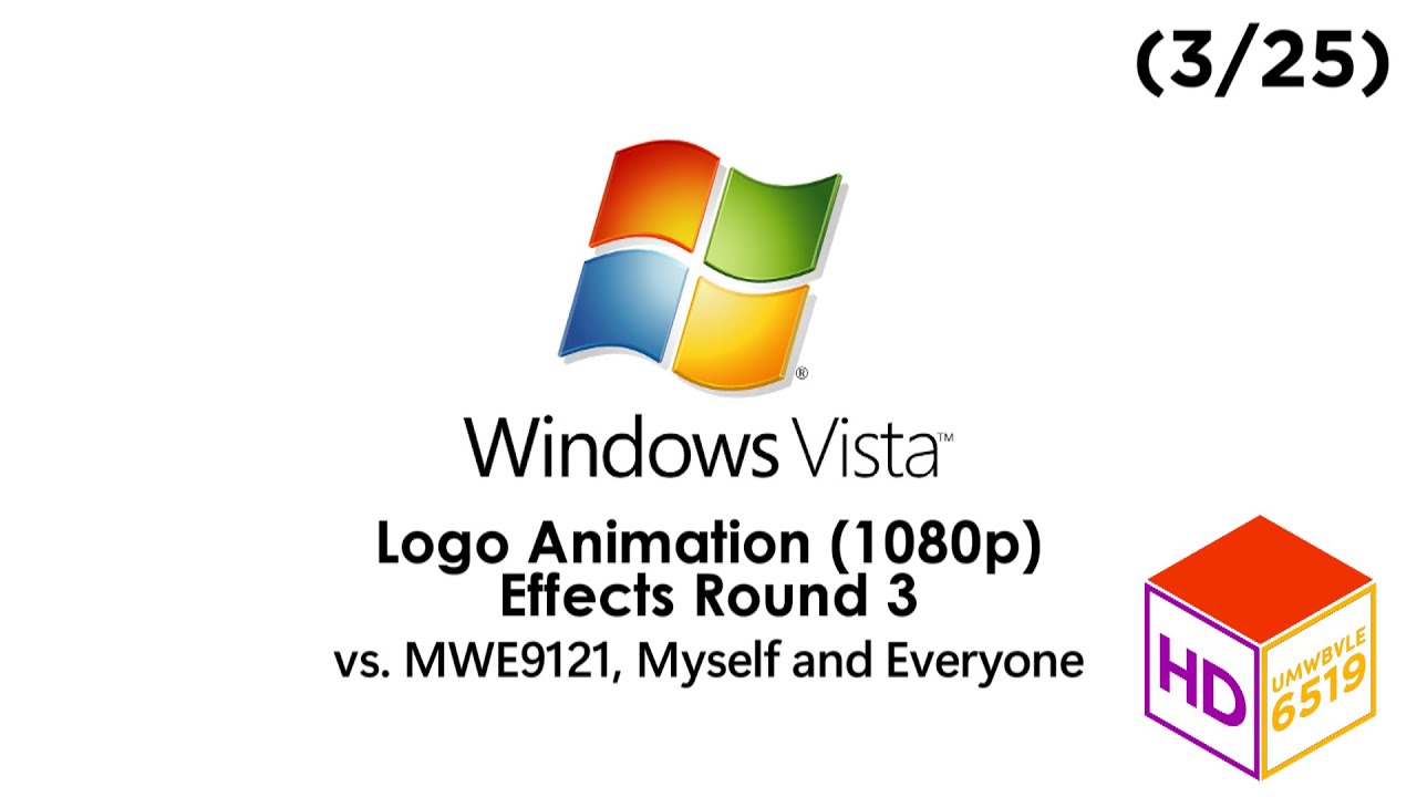 Windows Vista Logo Animation (1080p) Effects Round 3 v. MWE9121 and ...