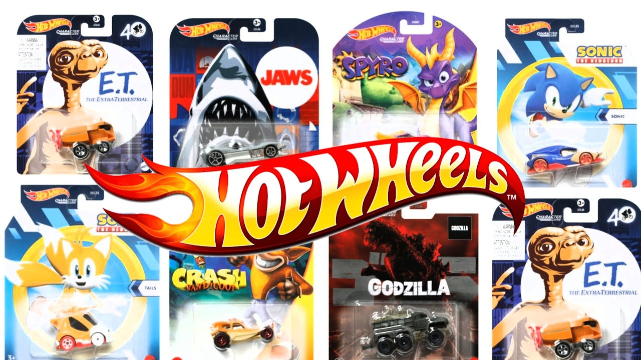⚪ OS NOVOS E DIFERENTES CHARACTER CAR Hot Wheels - YouTube