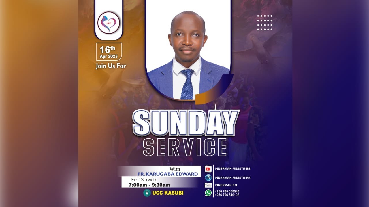 SUNDAY MORNING SERVICE WITH PR. KARUGABA WASWA EDWARD || INNERMAN ...