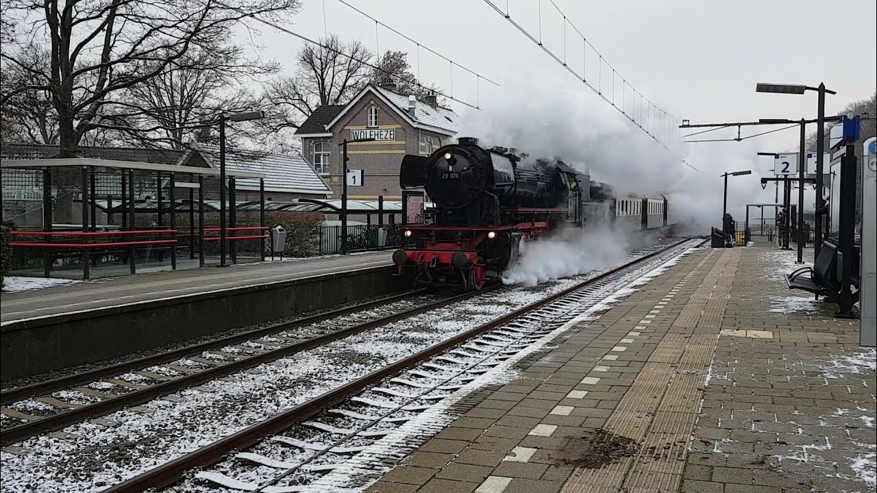 Stoomtreinen in Wolfheze en Arnhem 17-12-2022. Steam Trains in Europe ...