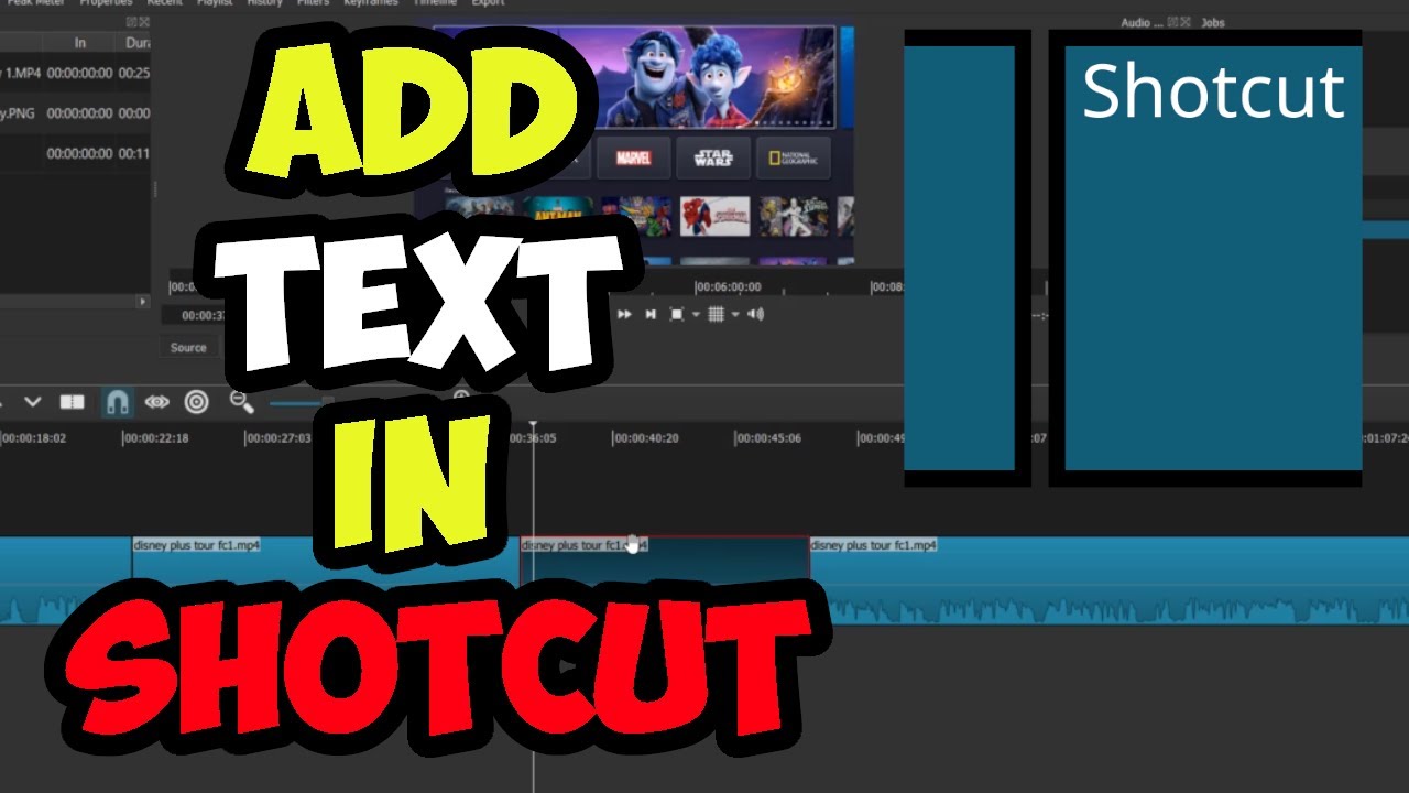 Easily Add Text To Your Videos In Shotcut 2020 Update - YouTube