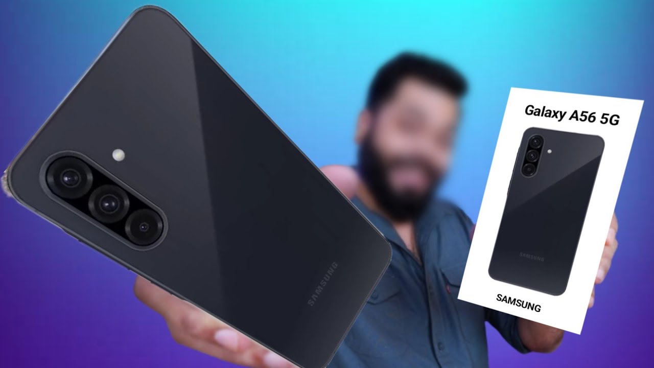 Samsung Galaxy A56 5G Unboxing & first look - YouTube