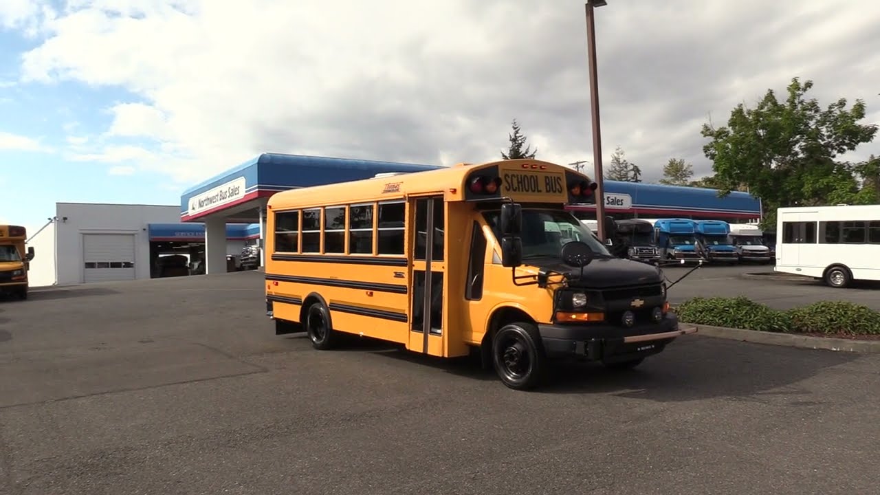 2012 Chevrolet Thomas 4x4 24 Passenger 4 Wheel Drive School Bus ...