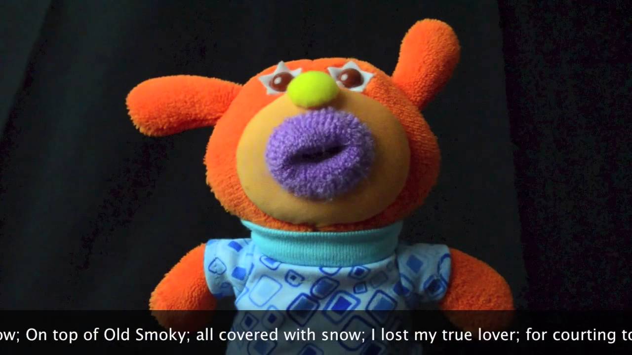 Orange Sing-a-ma-jig sings On Top of Old Smoky - YouTube