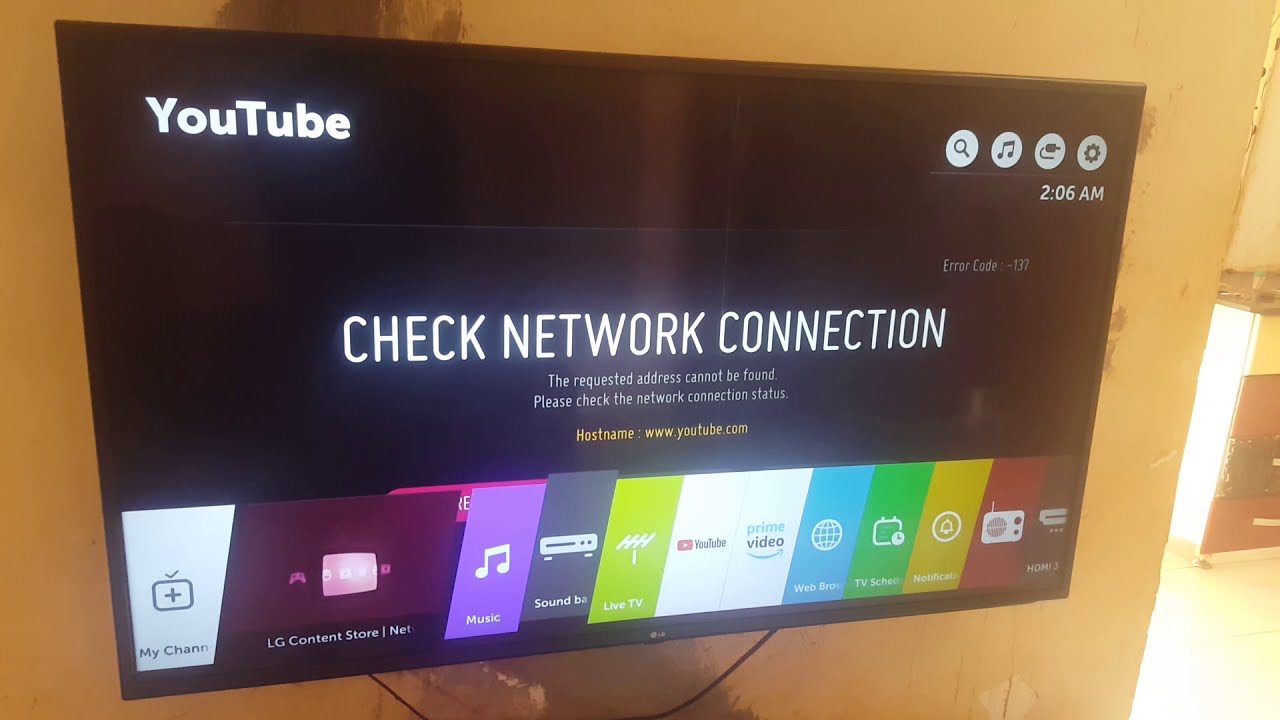 LG Smart TV How To Connect Setup To WiFi Network Fix Check Network LG Smart TV How To Connect Setup To WiFi Network Fix Check Network