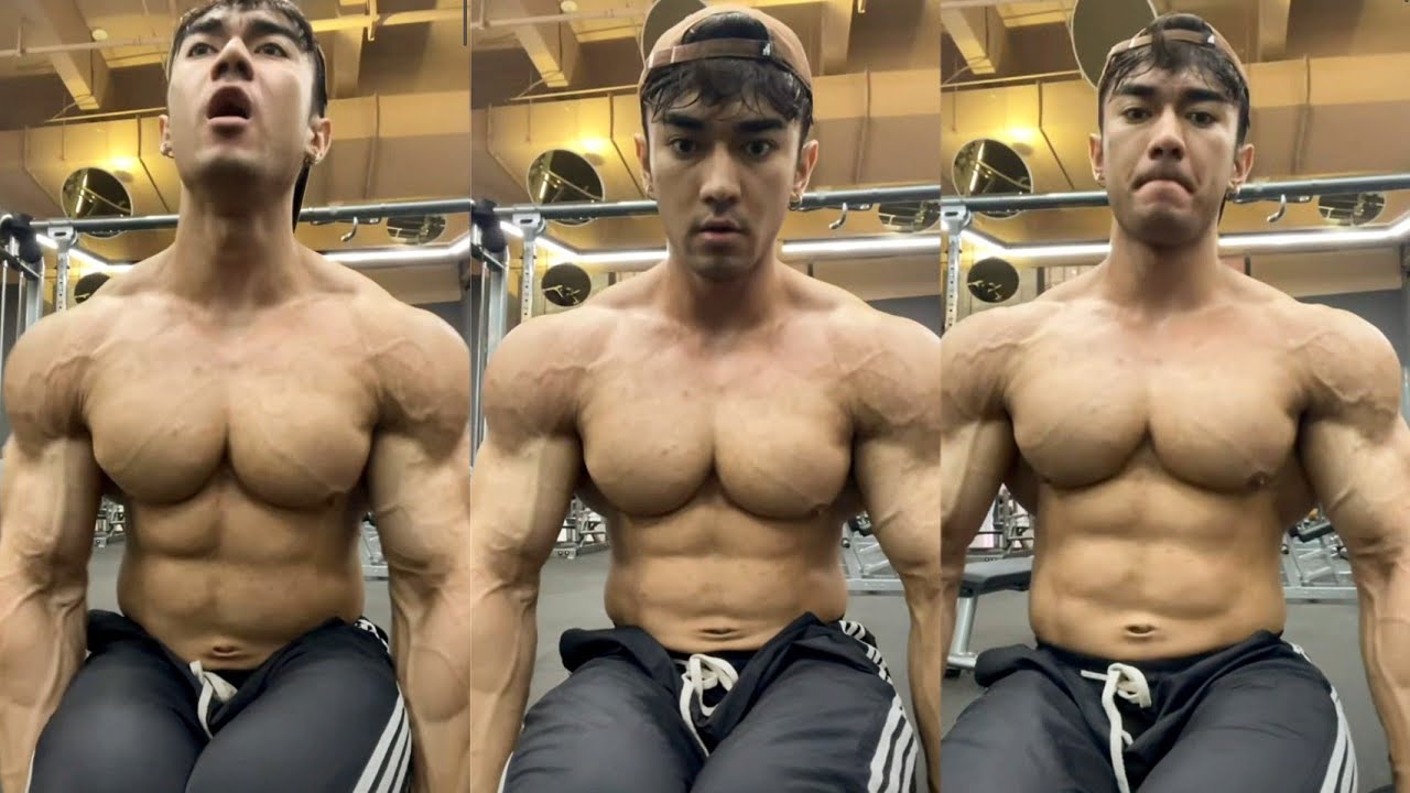asian bodybuilder huge muscle - YouTube