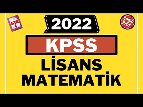 (18 Eylül 2022) KPSS LİSANS MATEMATİK [+PDF] - 2022 KPSS Matematik Soru Çözümleri