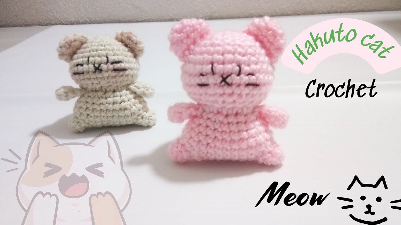 Crochet tutorial Hakuto cat| Hướng dẫn móc mèo hakuto đáng yêu| San ...