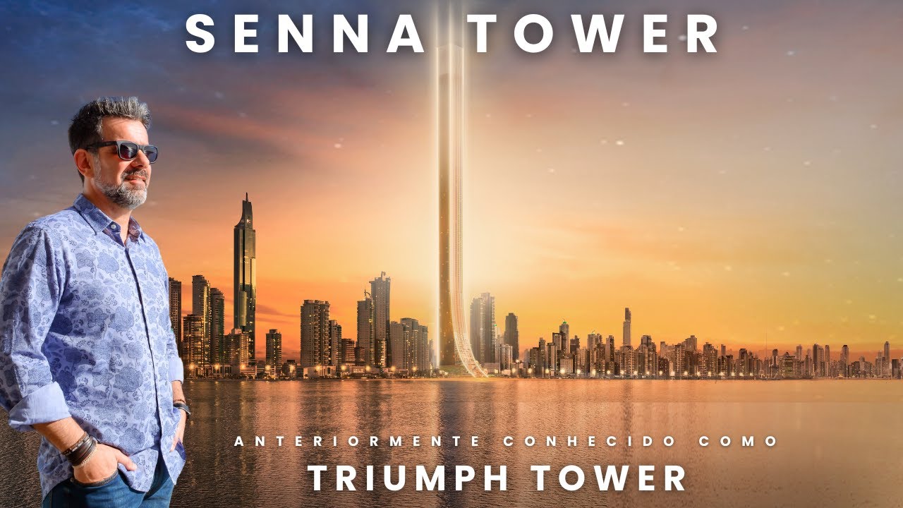 Senna Tower, simulação de vista dos apartamentos, e altura total - YouTube