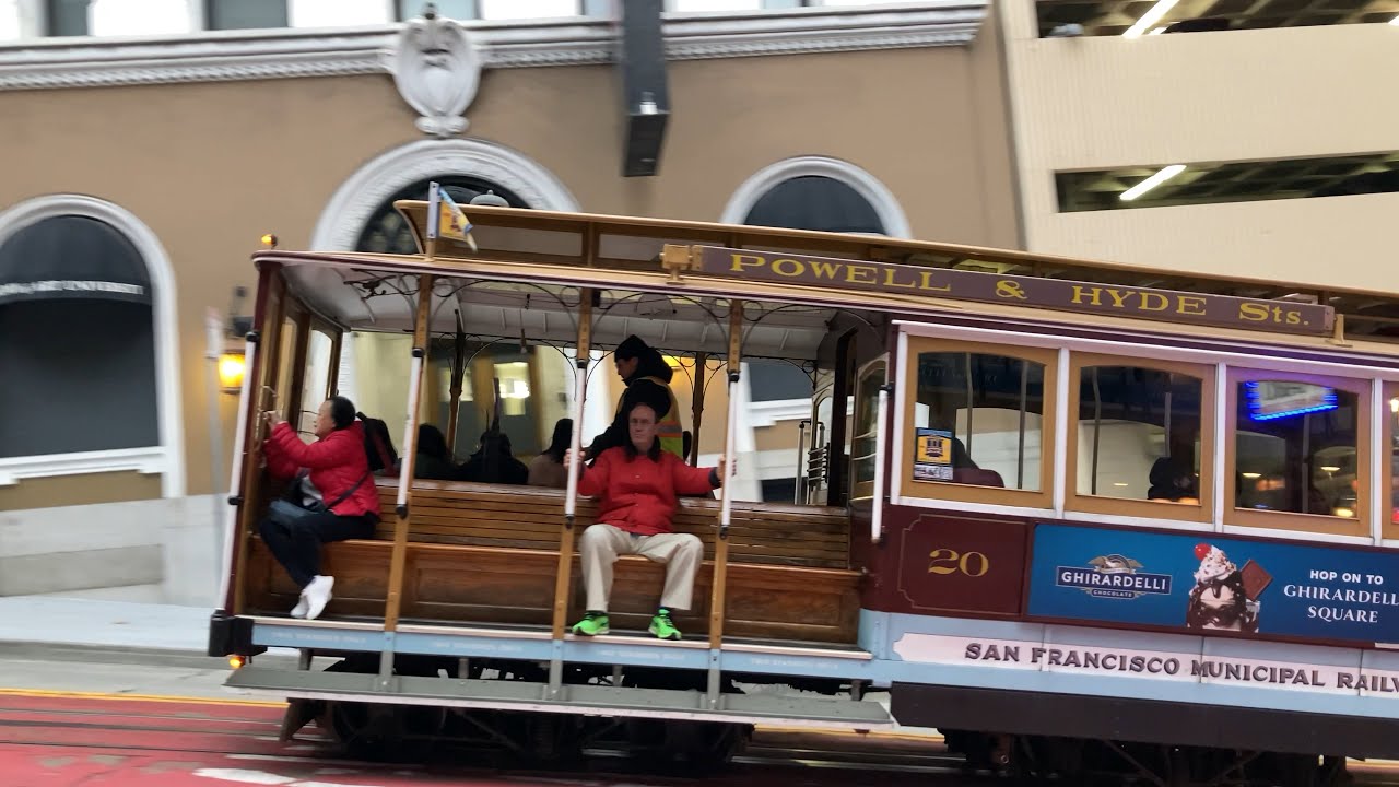 Powell-Hyde Cable Car 20 @ Powell St & Sutter St San Francisco ...