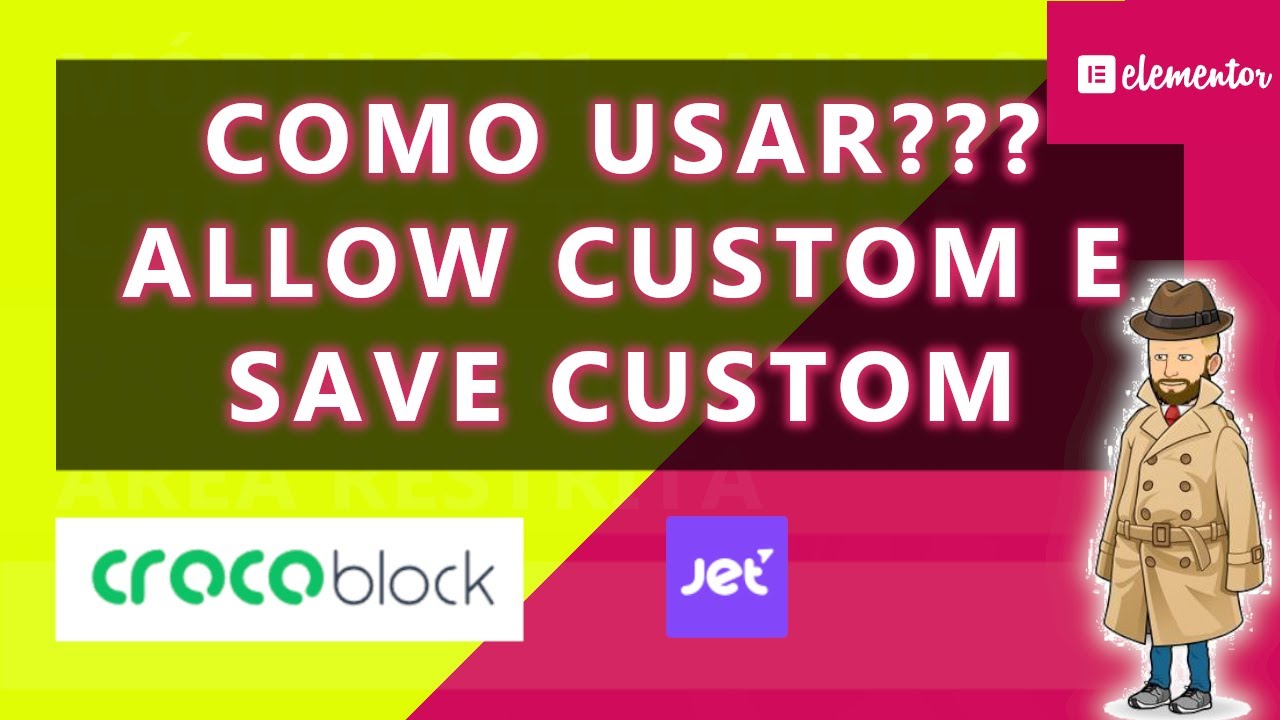 Allow custom e save custom - YouTube