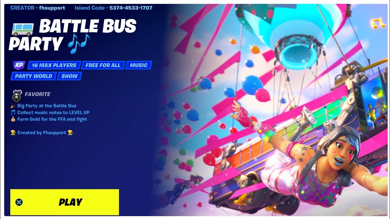 Battle Bus Party - FHSupport - Fortnite 'Soundcheck' Series - YouTube