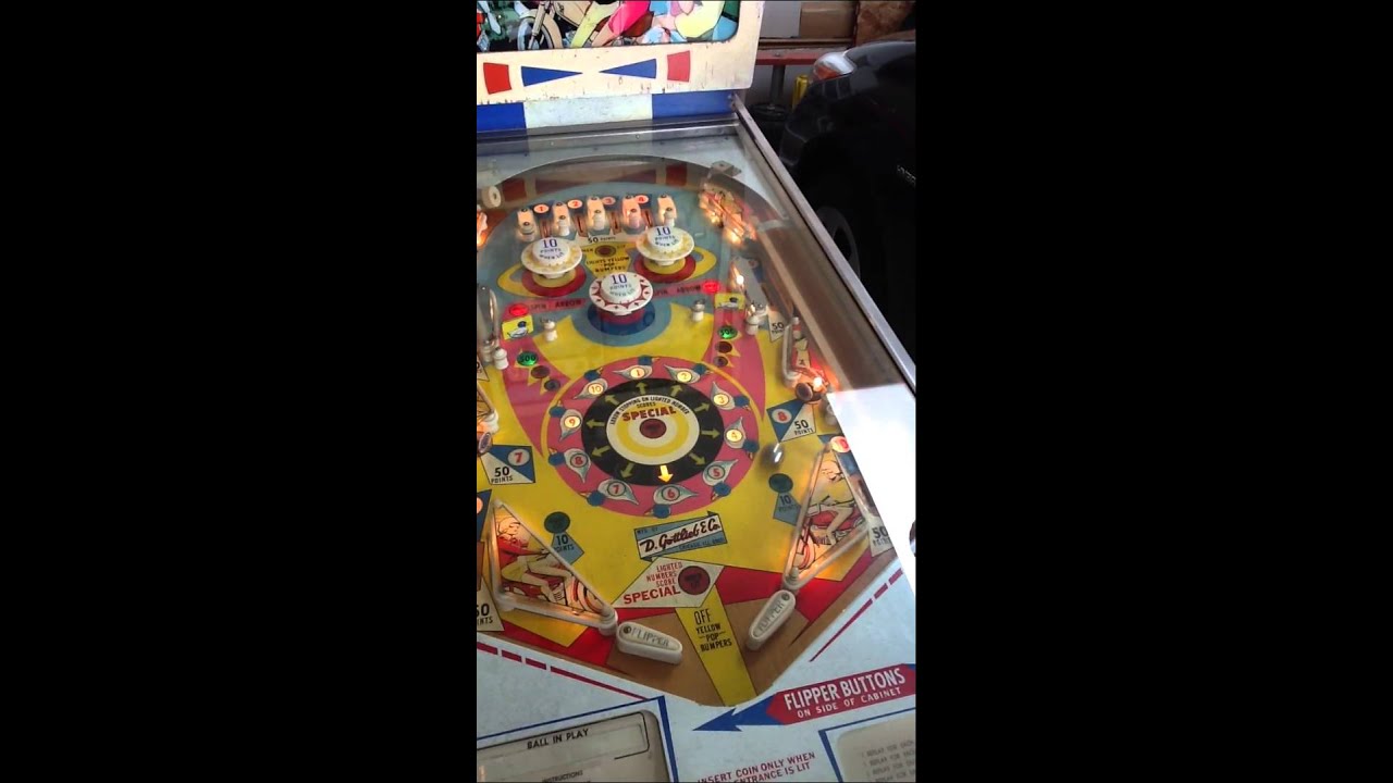 Gottlieb Fun Land Pinball Machine - YouTube
