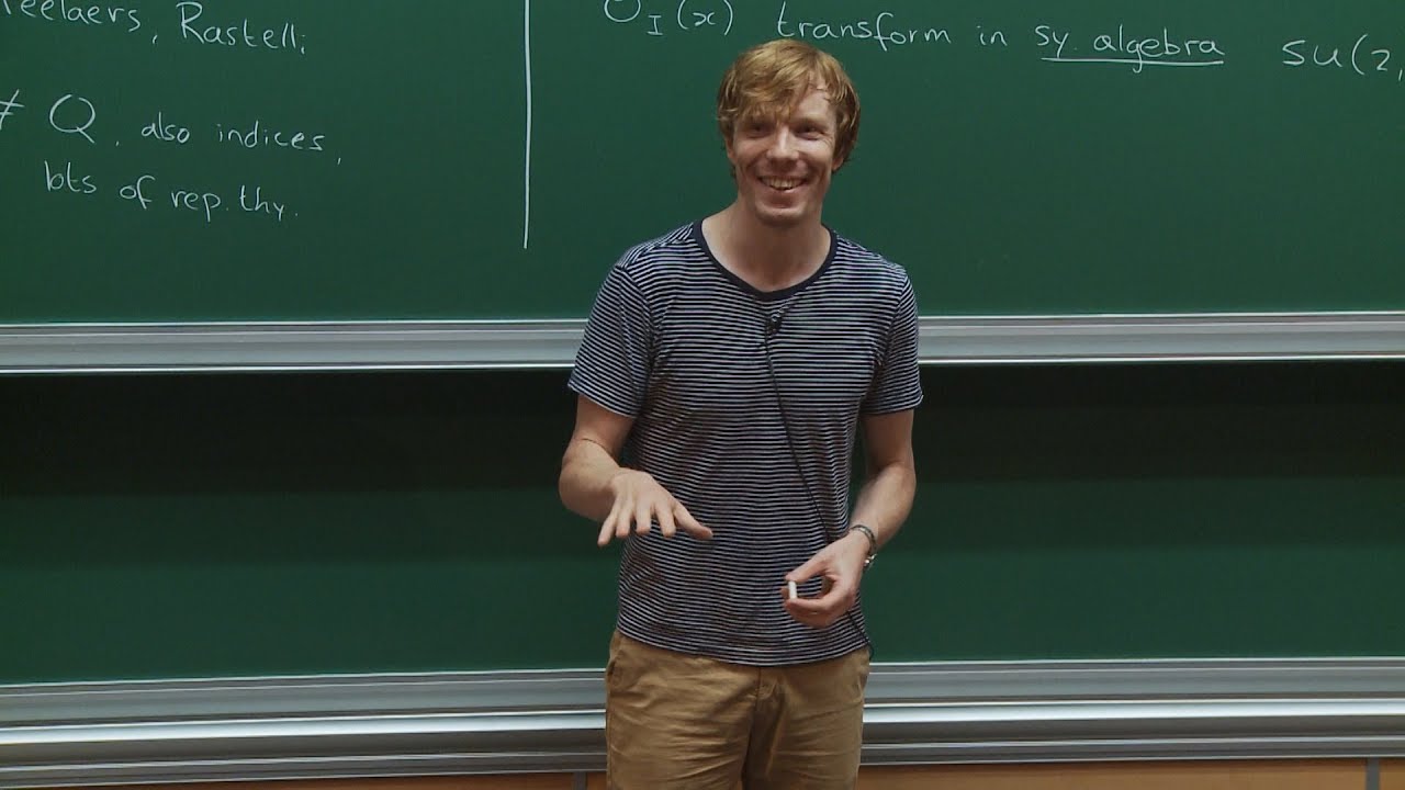 Balt van REES - 1/2 Chiral algebras - YouTube