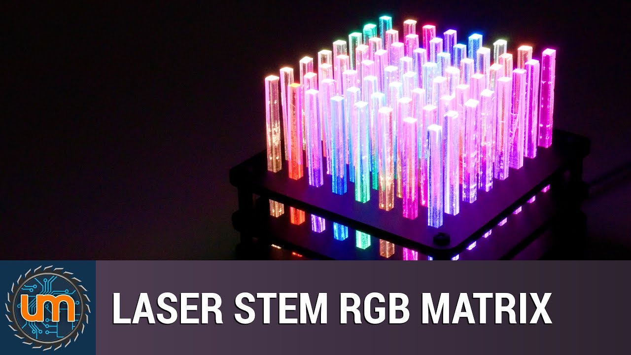 Laser Stem RGB Matrix - YouTube