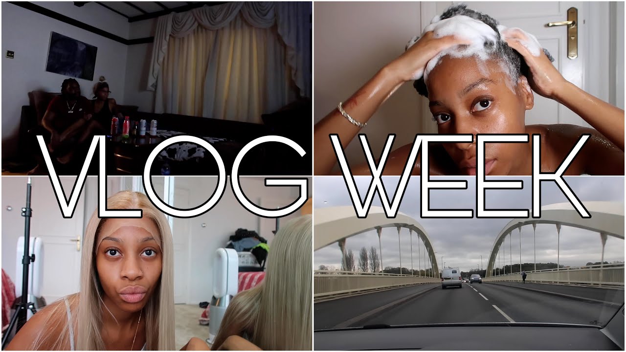 VLOG WEEK | new week new wig, wash day, finding a new therapist, movie ...