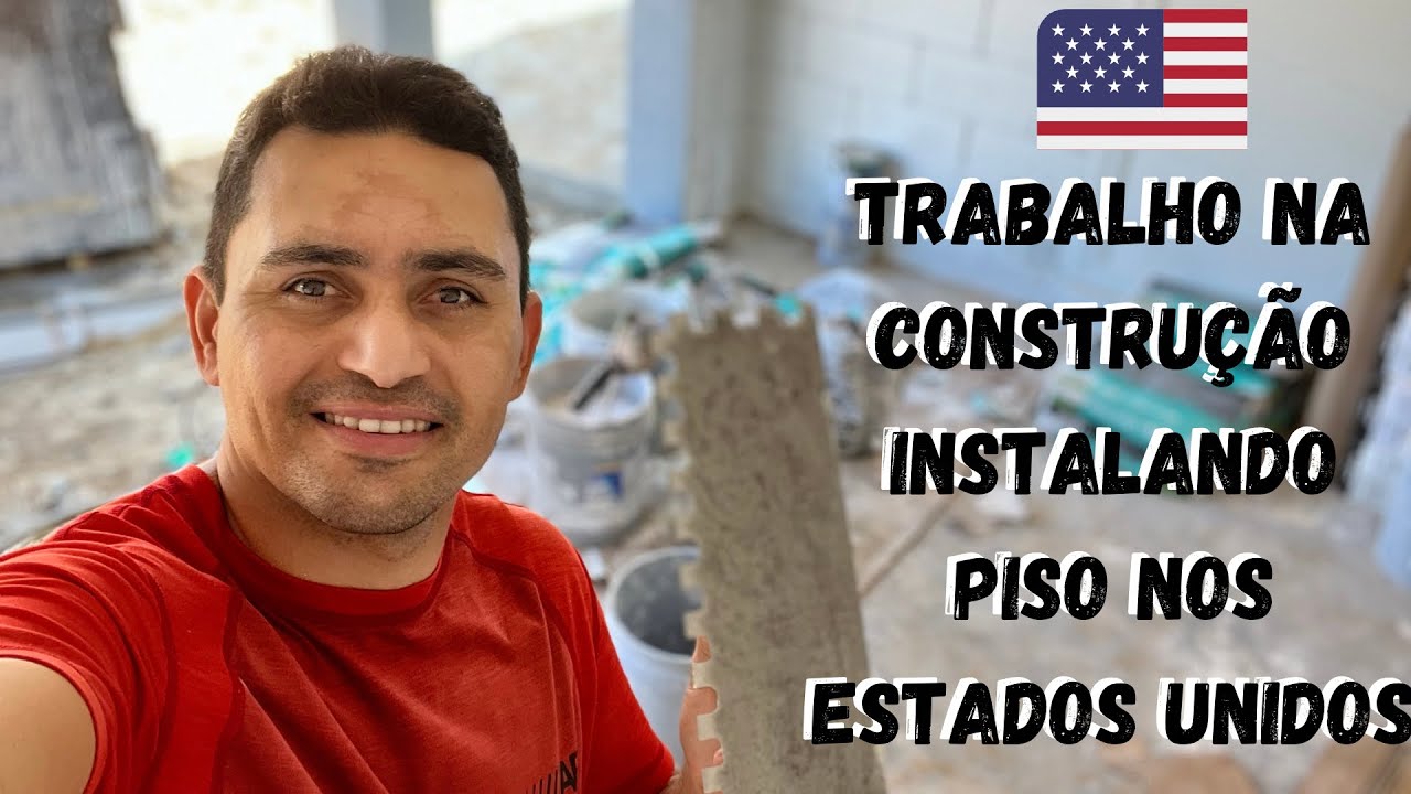 CONSTRUÇÃO NOS ESTADOS UNIDOS INSTALANDO PISO - YouTube