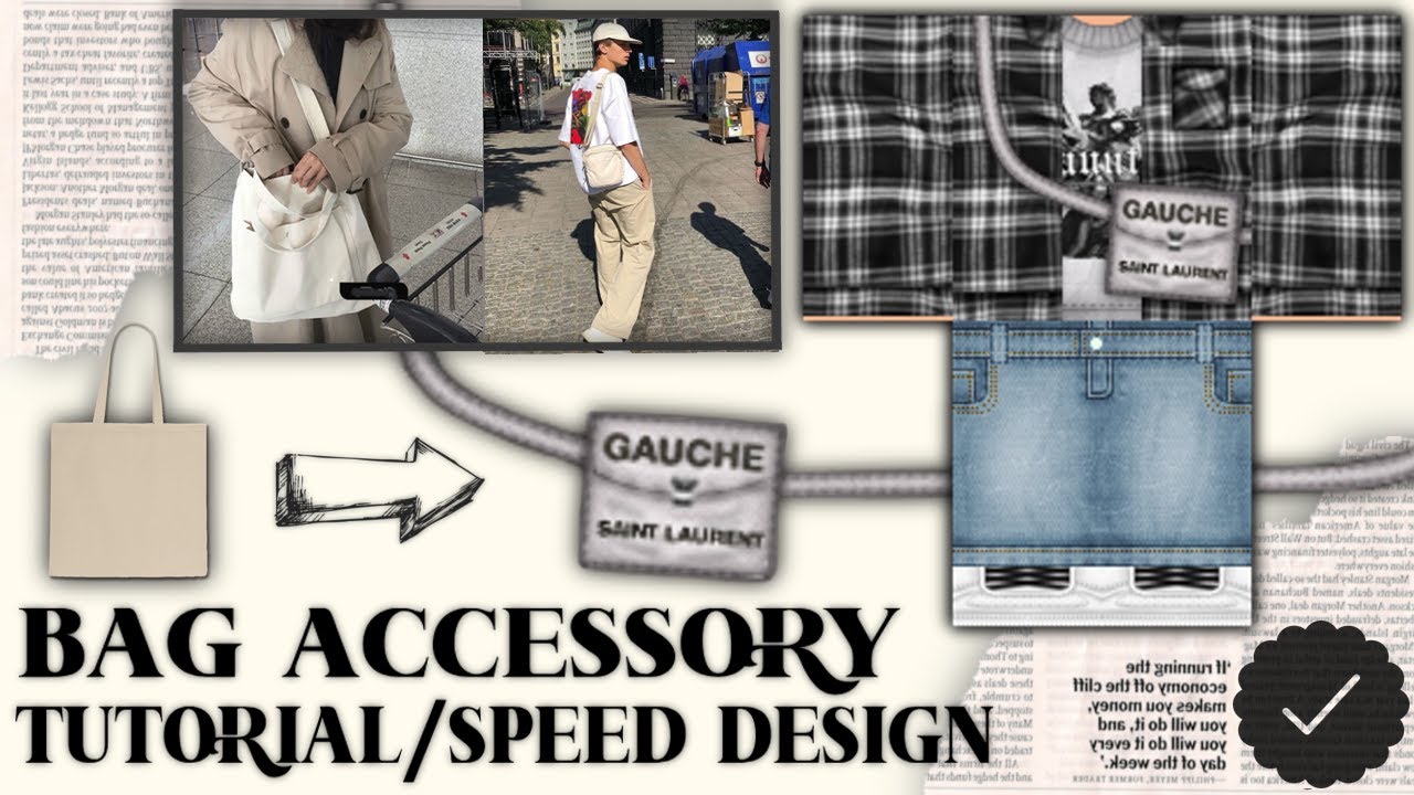 how to make a bag accessory detailed | roblox clothing tutorial & speed ...