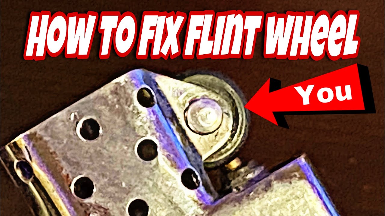 How To Fix Zippo Flint Wheel - YouTube