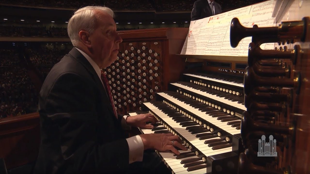 Clay Christiansen Performs His Final Organ Solo - "Morning Mood ...