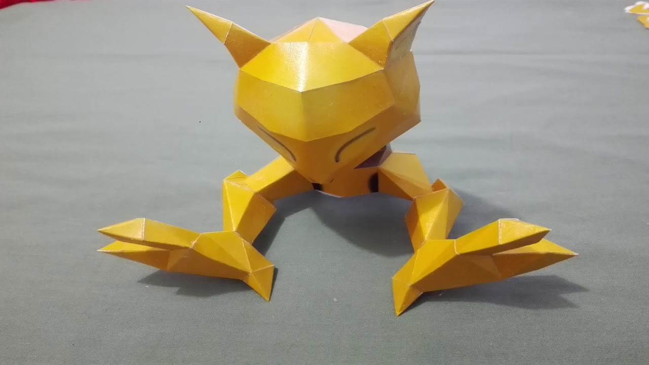 PAPERCRAFT DE ABRA - YouTube