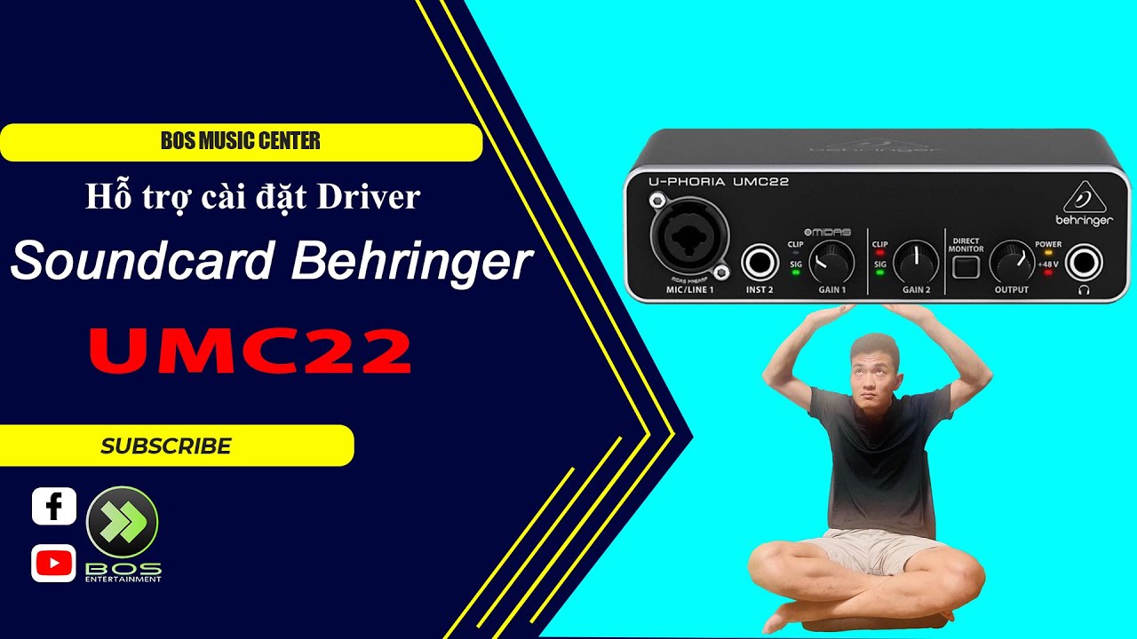 Hỗ trợ cài đặt Driver soundcard Behringer - YouTube