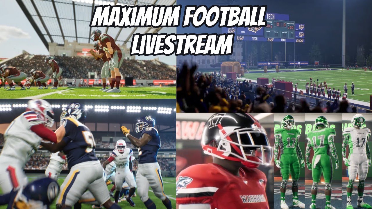Maximum Football Live Hands On Gameplay Review - YouTube