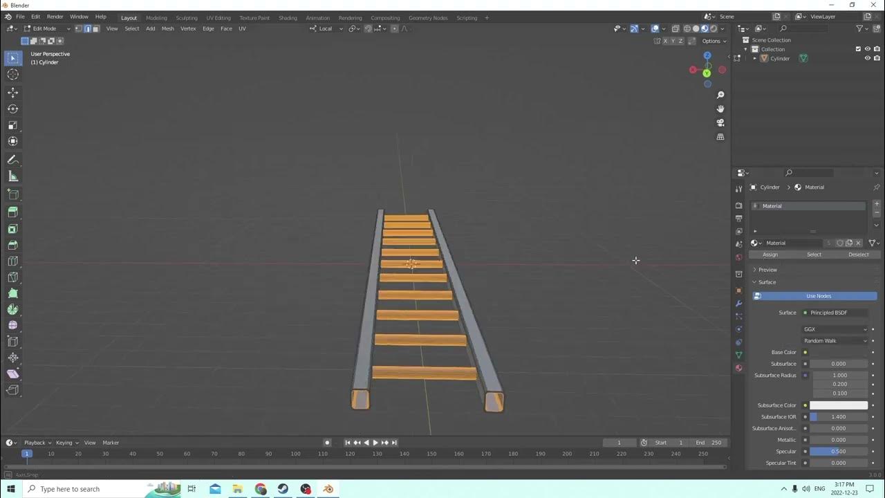 Blender easy ladder tutorial. - YouTube