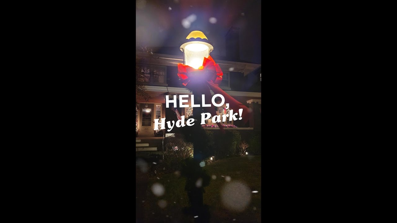 Hello, Cincinnati! A Stroll Through Hyde Park Looking at Christmas Lights - YouTube