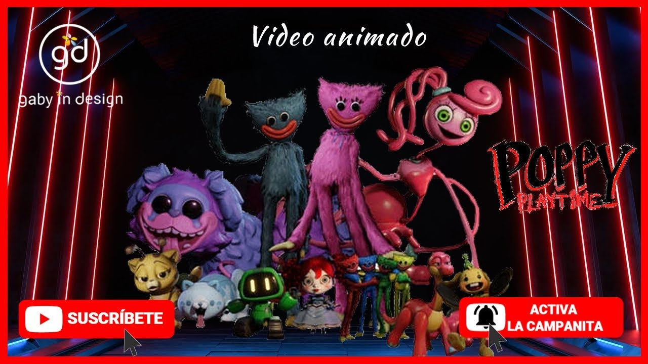 POPPY PLAYTIME INVITACIÓN ANIMADA l HUGGY WUGGY #invitacionvirtual # ...