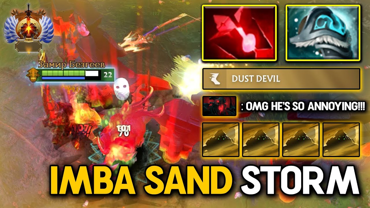 7.37D OP MID Sand King Bloodstone + Shiva Guard Build IMBA Sand Storm 7 ...