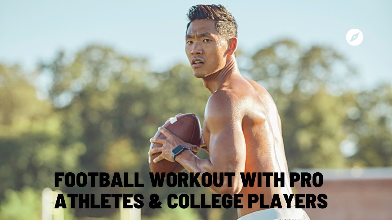 Football Workout/Drills with Professional Athletes & College Players ...
