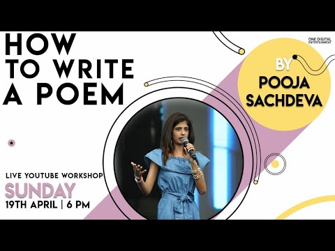 Best Tips To Write A Poem | Live session by Pooja Sachdeva - YouTube