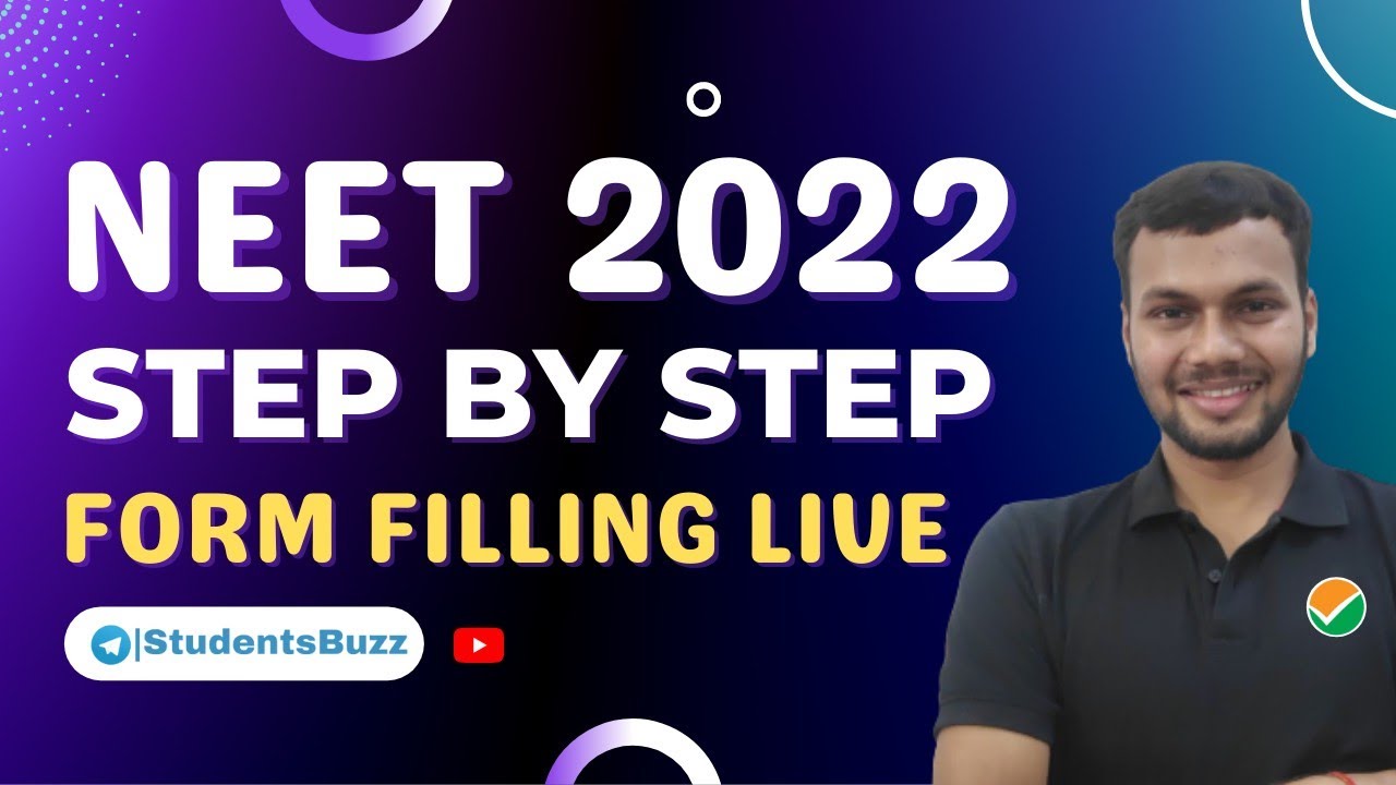 🆓How to fill NEET application form 2022 step by step process| NEET ...