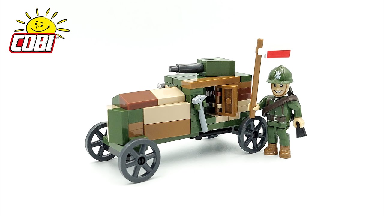 COBI MOC (My Own Creation) - Ford FT-B Armoured Car ⚙️ [Instruction ...