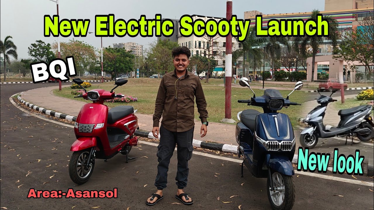 New Electric Scooty Launch Review ( BQI electric Scooter) in New Look 🛵 ...
