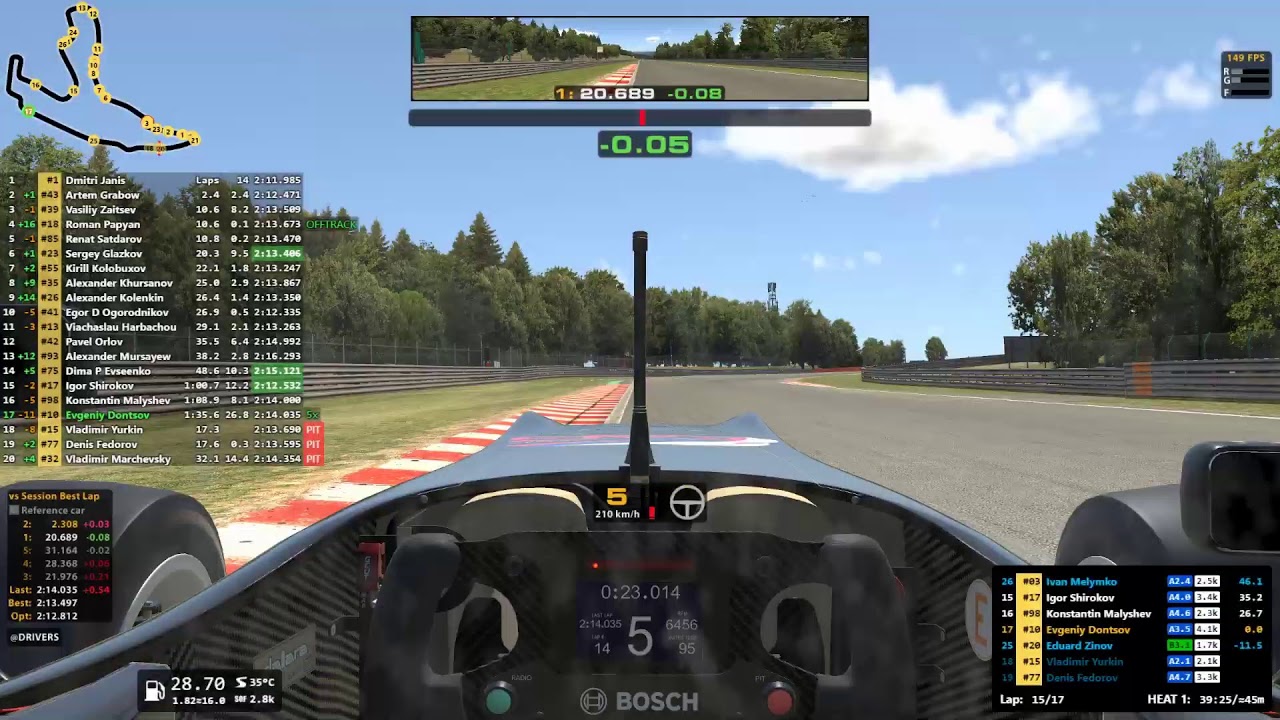 iRacing Dallara F3: Spa - YouTube