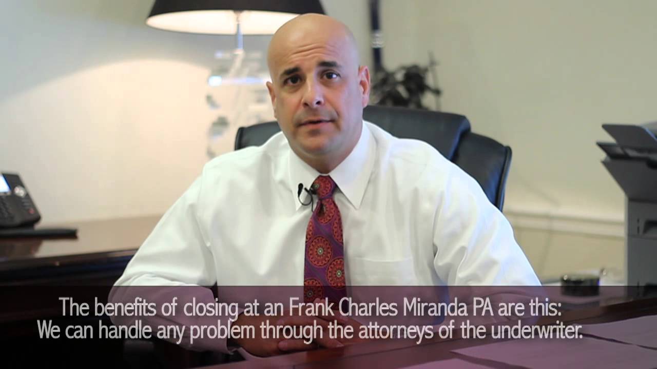 Frank Miranda Law - Real Estate Title Closings Tampa - YouTube