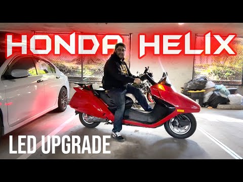 Honda Helix LED Upgrade | How to - YouTube