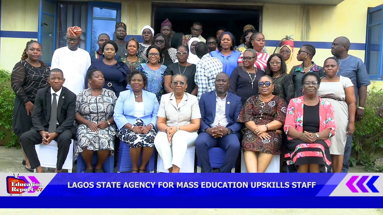 LAGOS STATE AGENCY FOR MASS EDUCATION UPSKILLS STAFF - YouTube